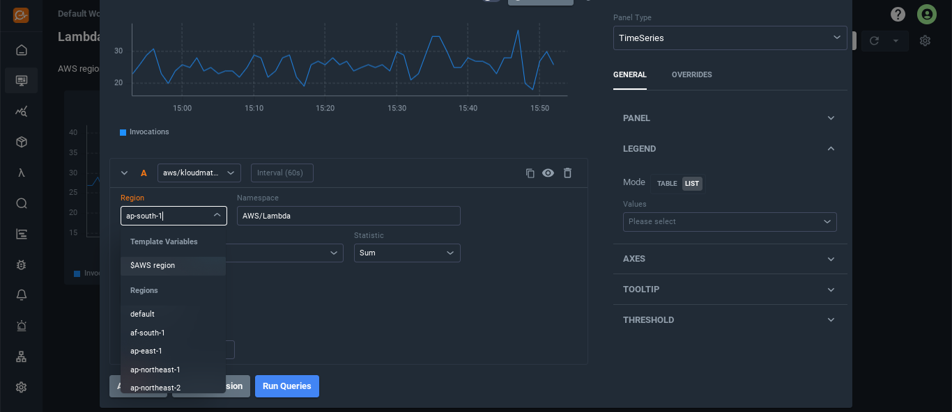 Managing Dashboards and Panels - KloudMate Documentation