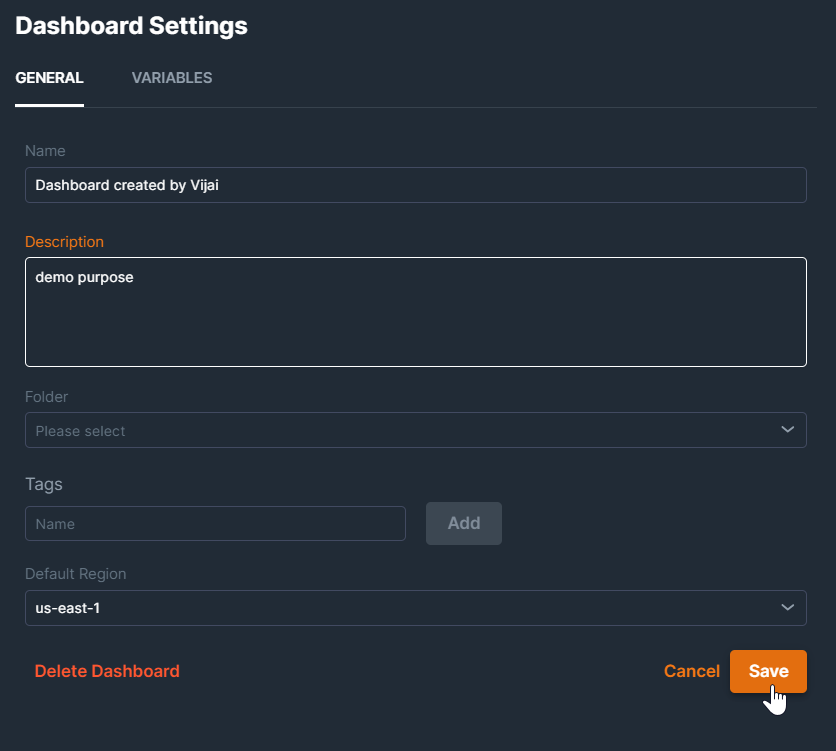 Managing Dashboards and Panels - KloudMate Documentation