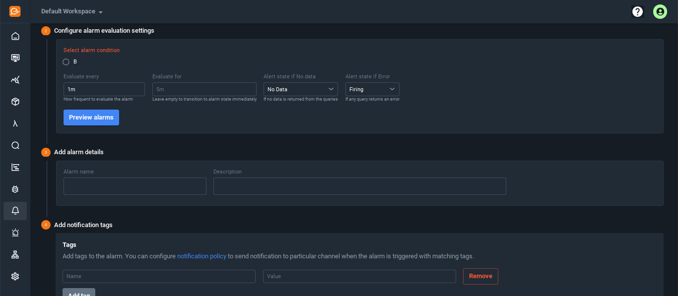 Setting Up KloudMate Alarms - KloudMate Documentation