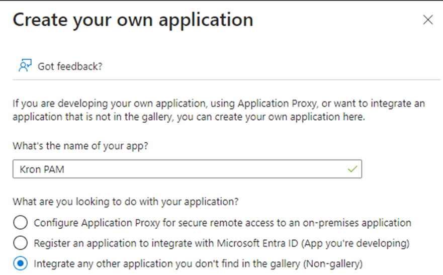 Azure AD Configuration - Kron PAM Reference Guide
