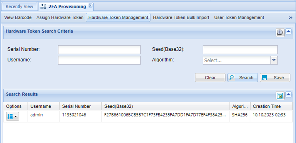 Hardware Token Management - Kron PAM Reference Guide