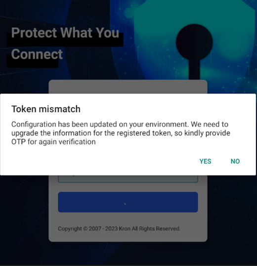 Using MFA for Mobile Application - Kron PAM Reference Guide