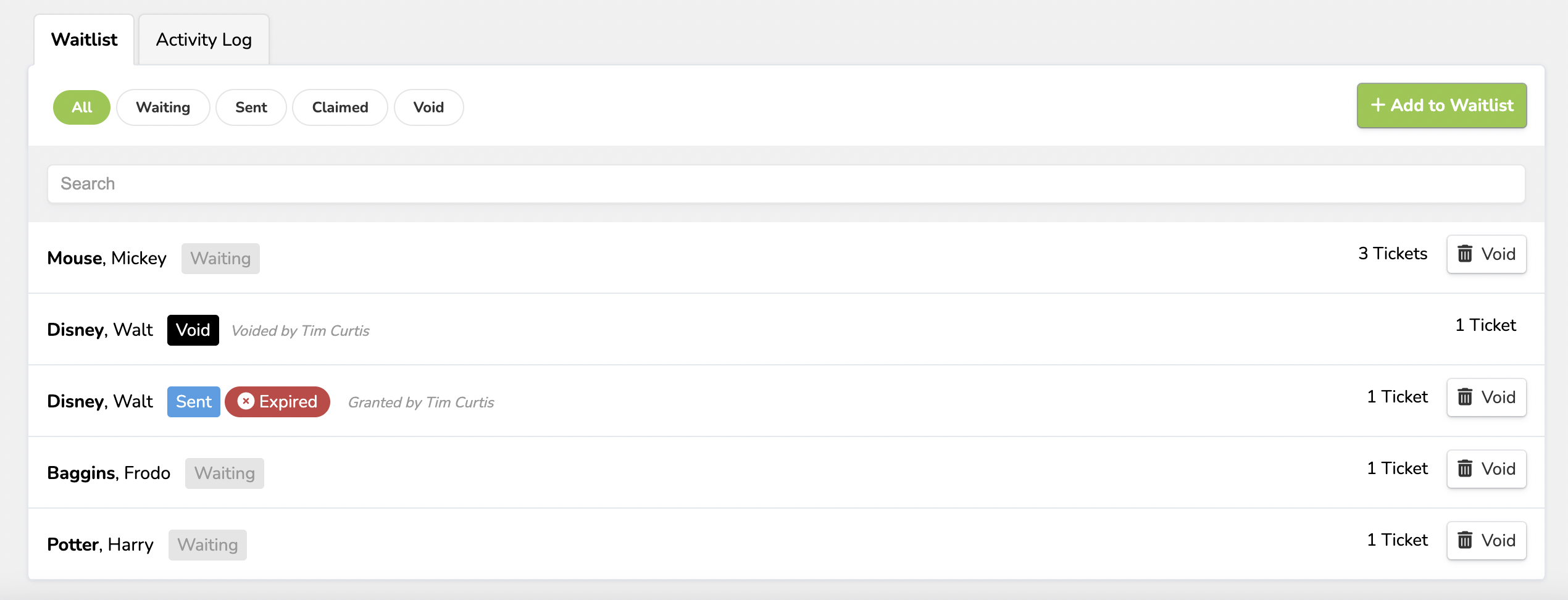 Manage the Waitlist Queue - Ludus Manual