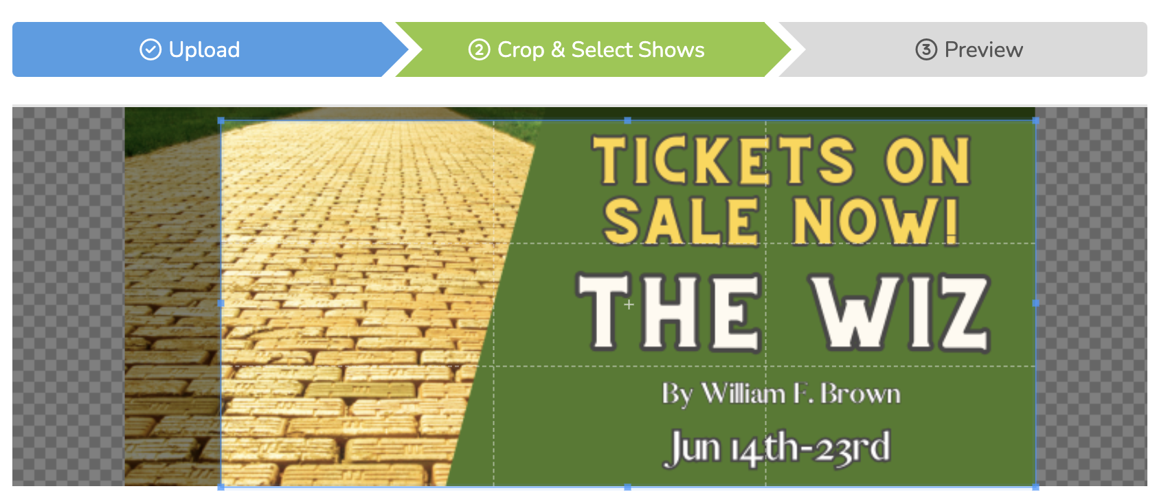 Add an ad/graphic to tickets - Ludus Manual