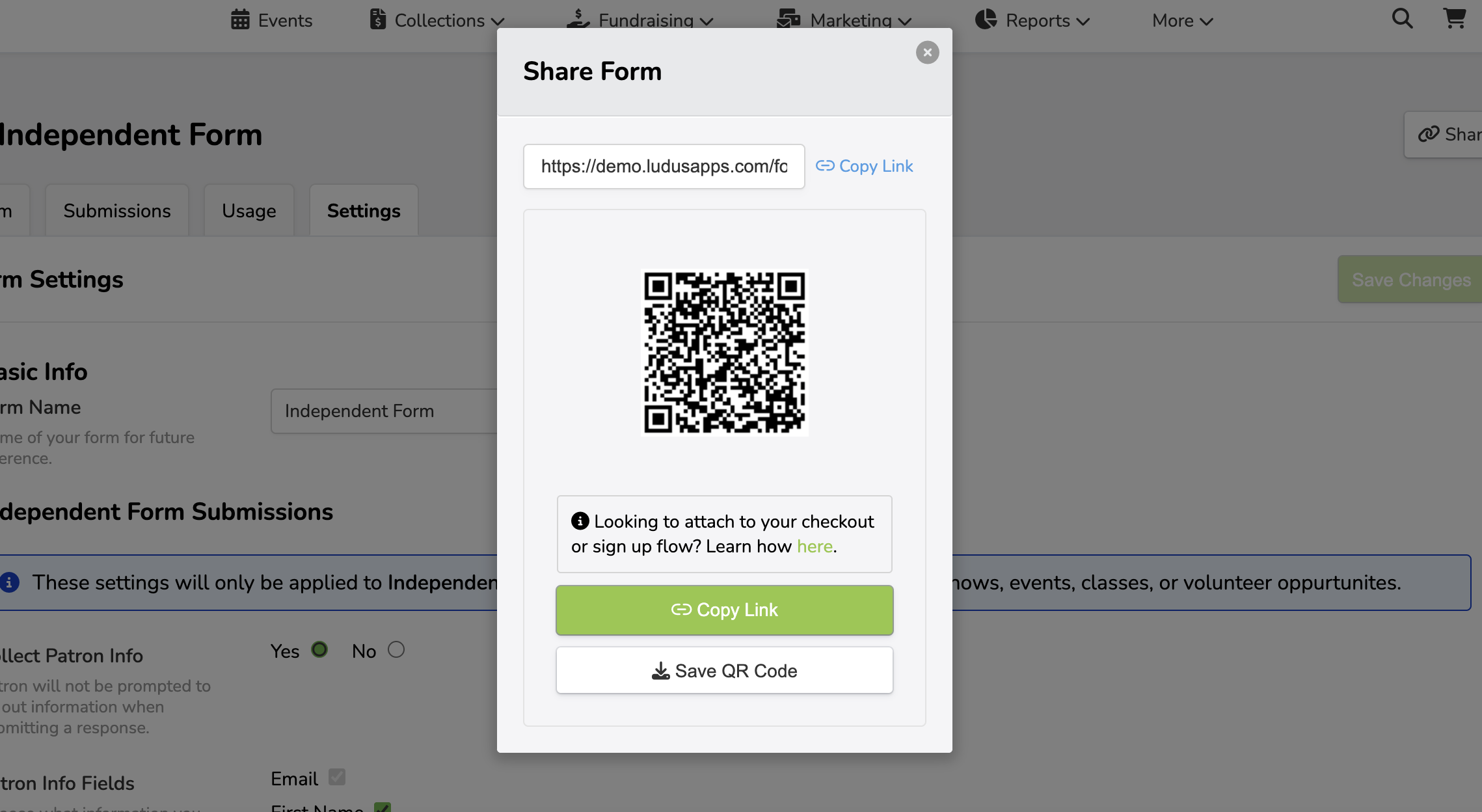 Direct Forms - Ludus Manual