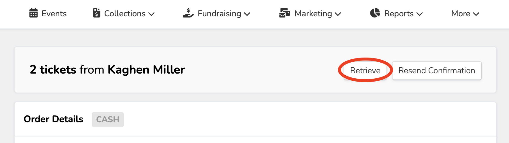 Remove Tickets From Will Call - Ludus Manual
