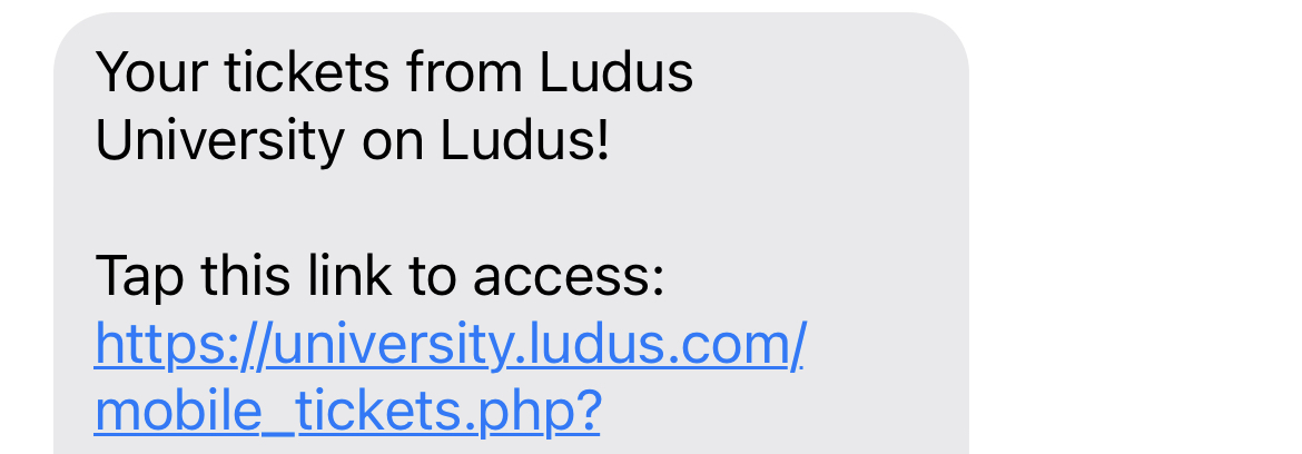 Digital Tickets - Ludus Manual