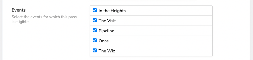 Breakdown of Limits on Season Ticket - Ludus Manual