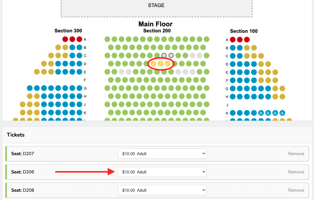 Sell tickets to an Event - Ludus Manual
