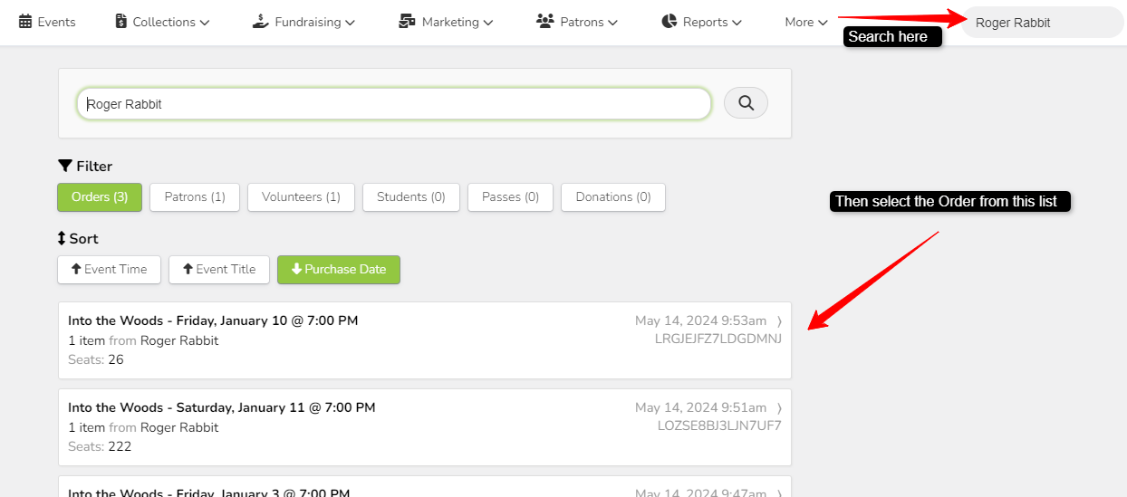 Refund or Release an Order - Ludus Manual