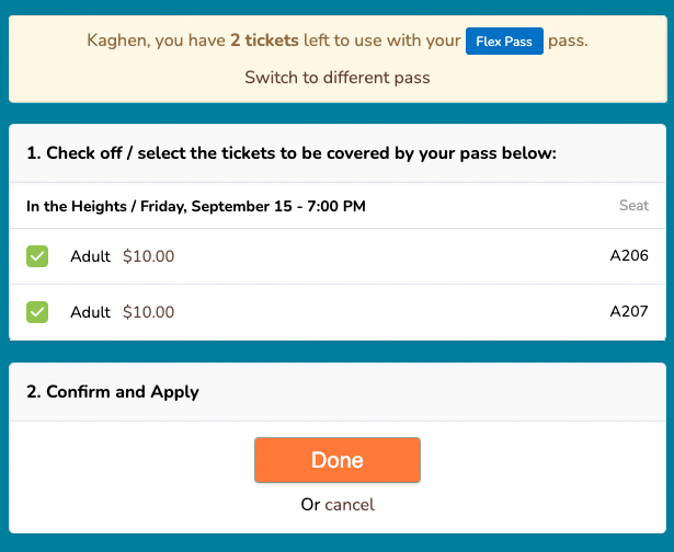 Flex Passes - Ludus Manual