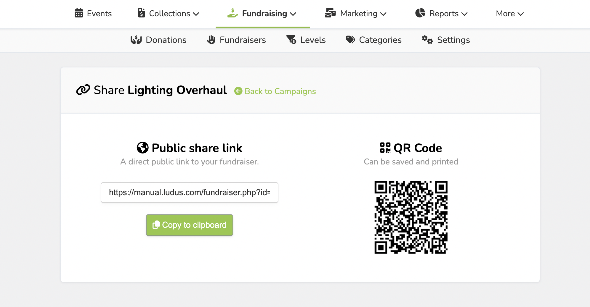 QR Codes - Ludus Manual
