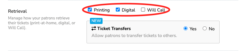 Ticket Retrieval Options - Ludus Manual