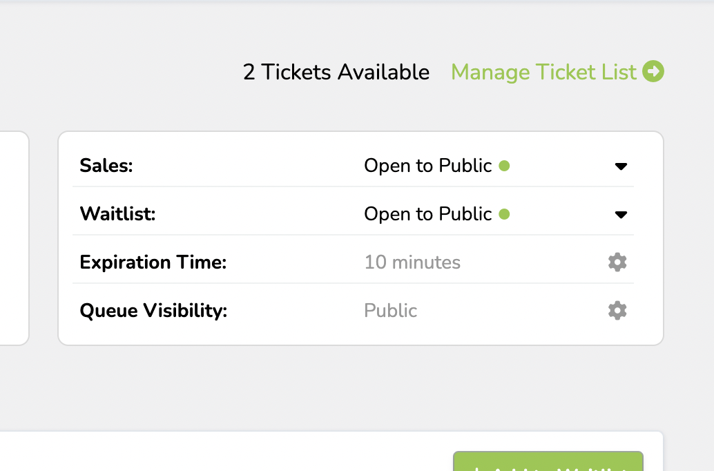 Waitlist Management - Ludus Manual