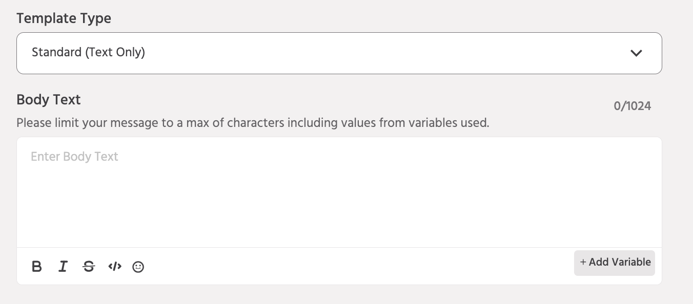 Template Message - Engati Product Docs