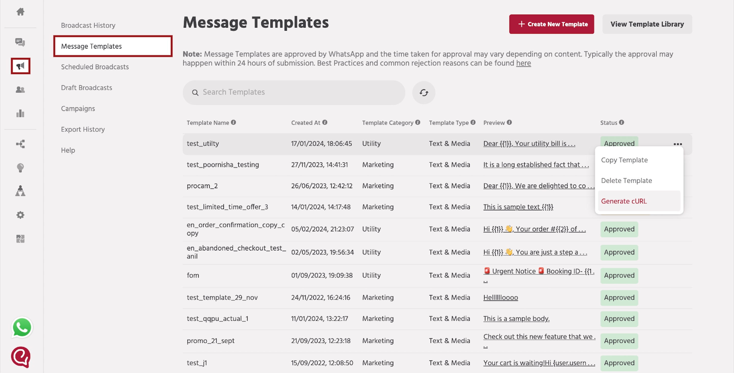 External Broadcast API - Engati Product Docs