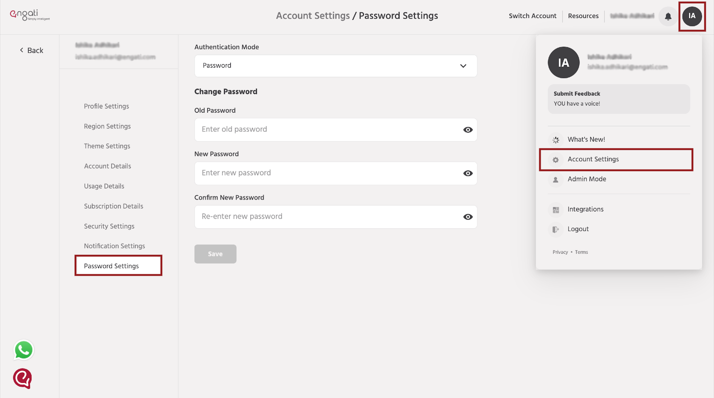 Two-Factor Authentication - Engati Product Docs