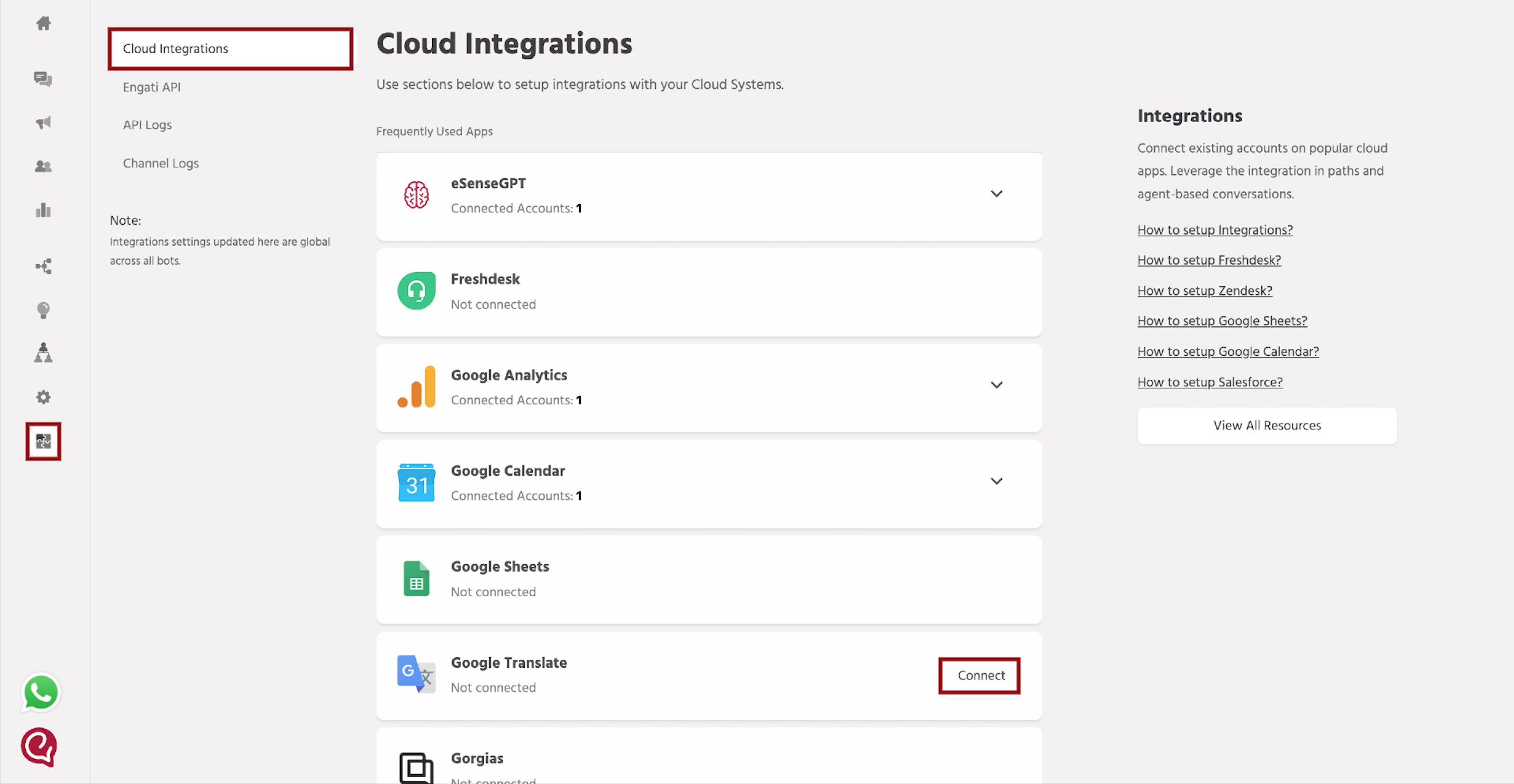 Auto Translation - Engati Product Docs