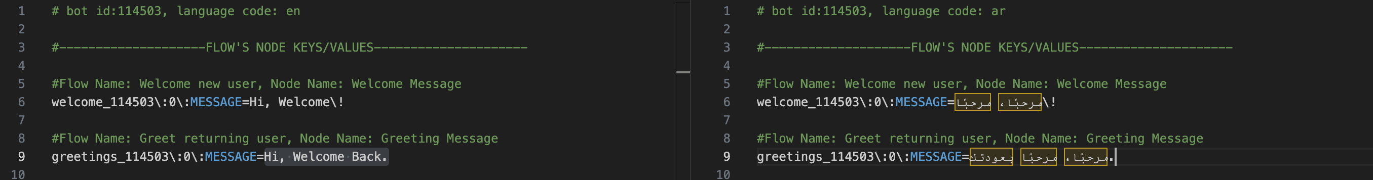 Enabling Multiple Languages - Engati Product Docs
