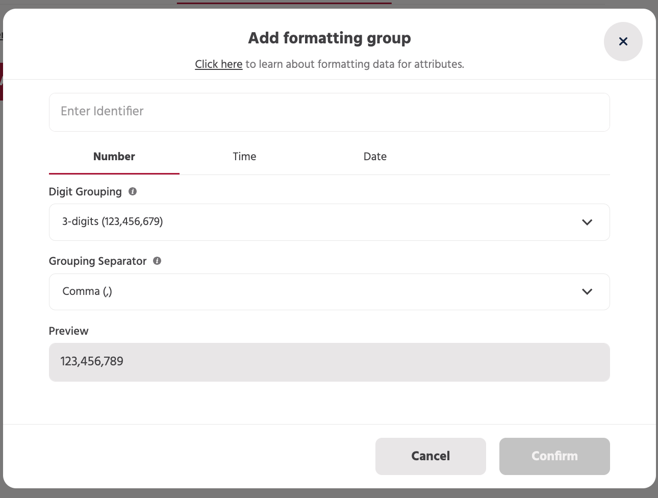 Enabling Data Formatting - Engati Product Docs