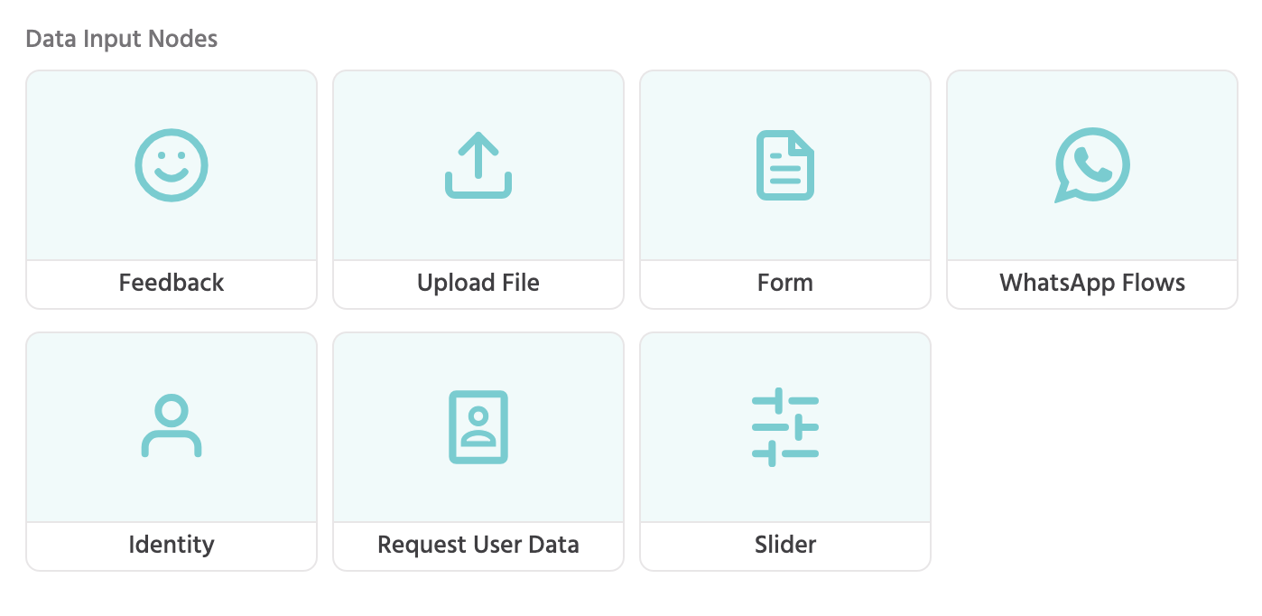 Data Input Node - Engati Product Docs