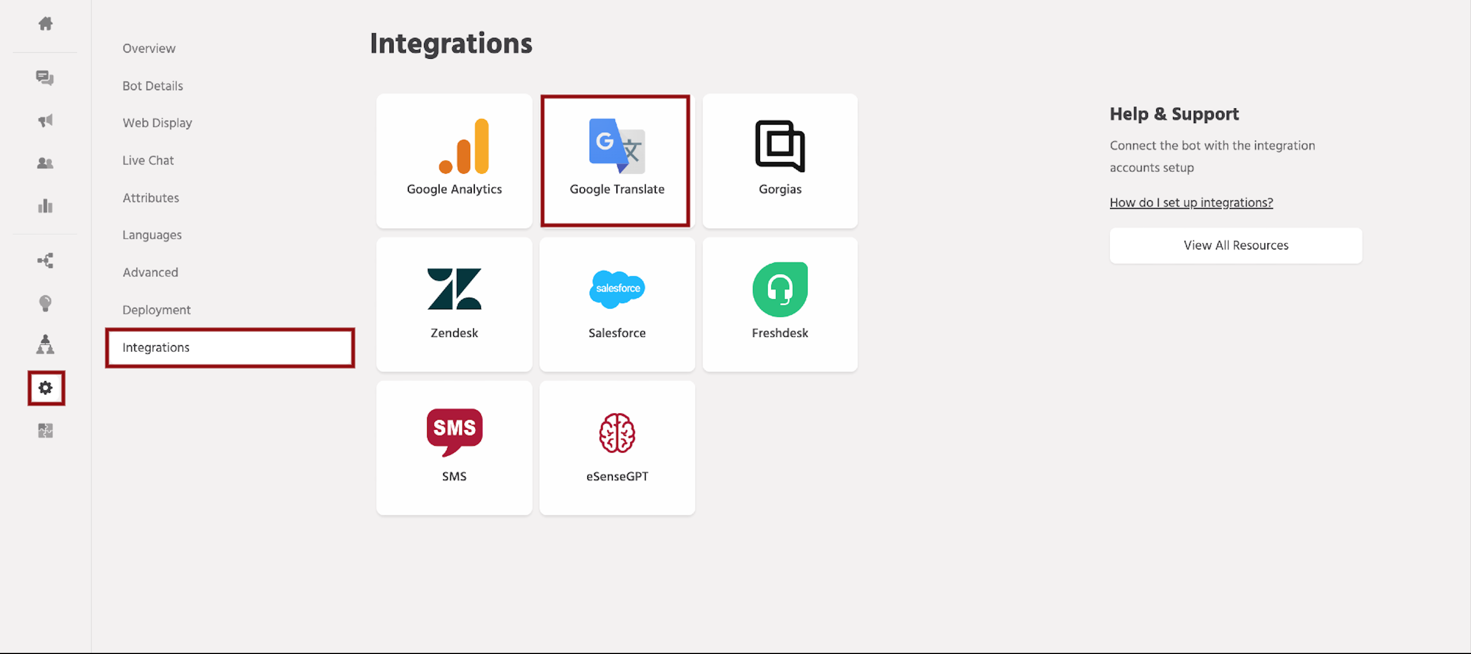 Auto Translation - Engati Product Docs