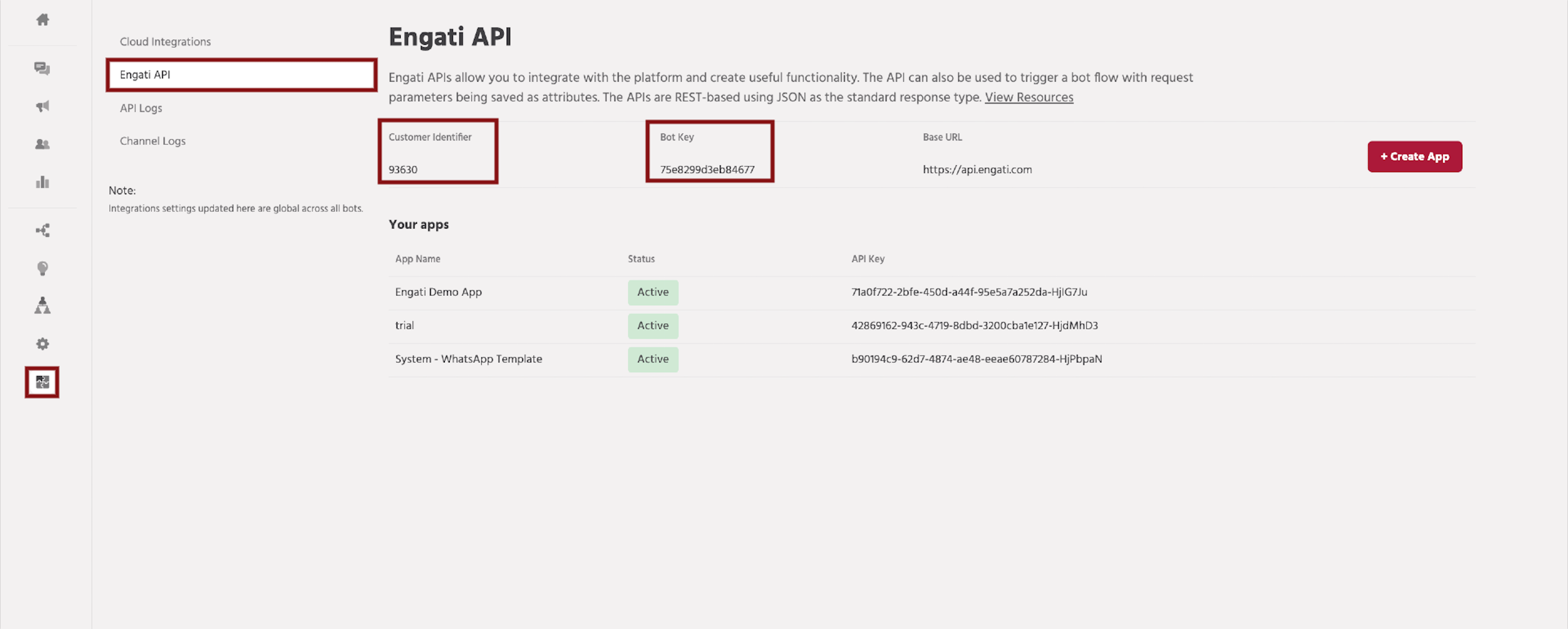 External Broadcast API - Engati Product Docs