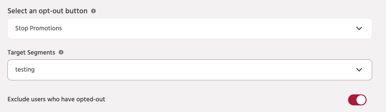 Opt-Out Feature - Engati Product Docs