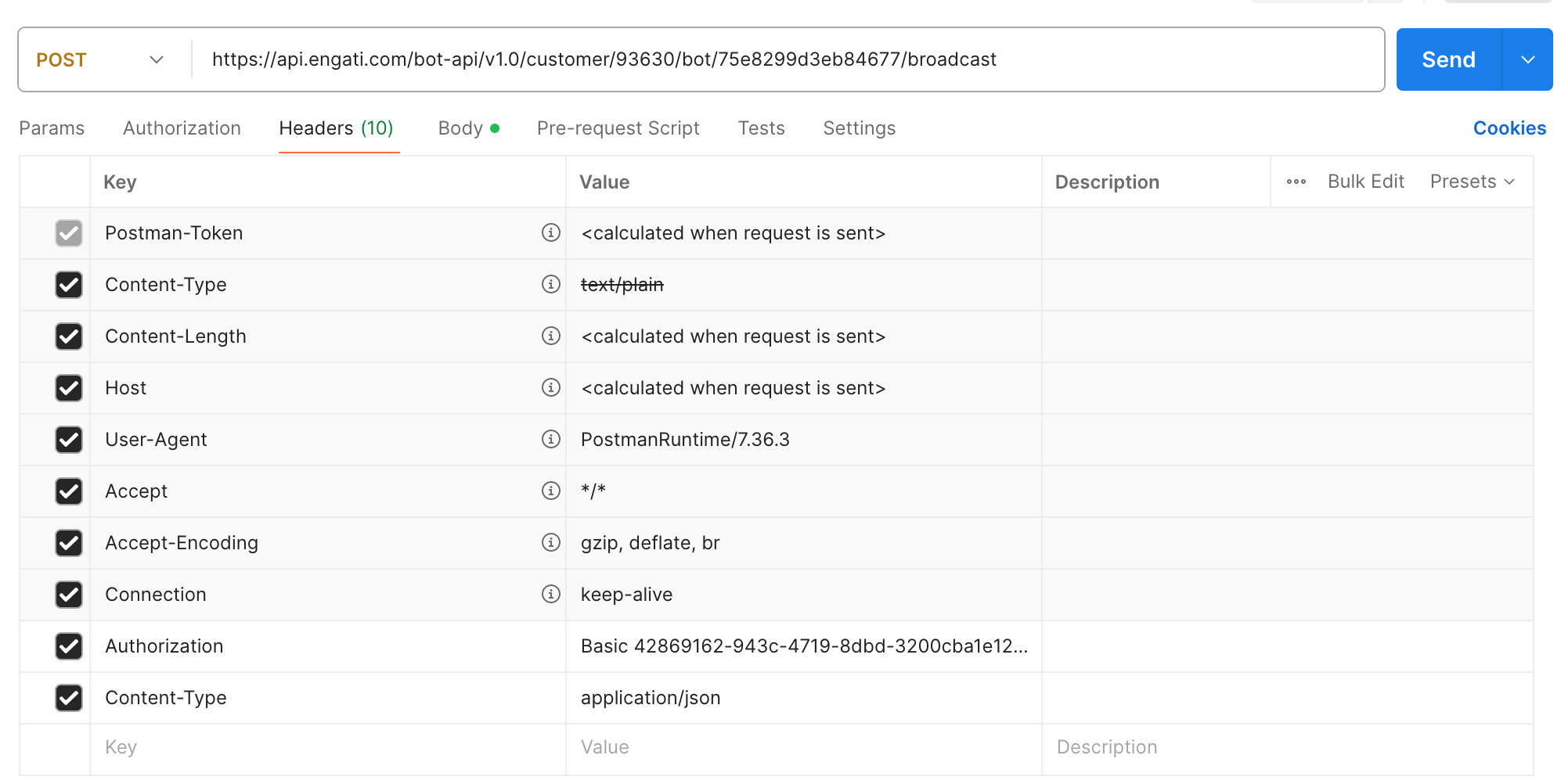 Creating a Broadcast - Engati Product Docs