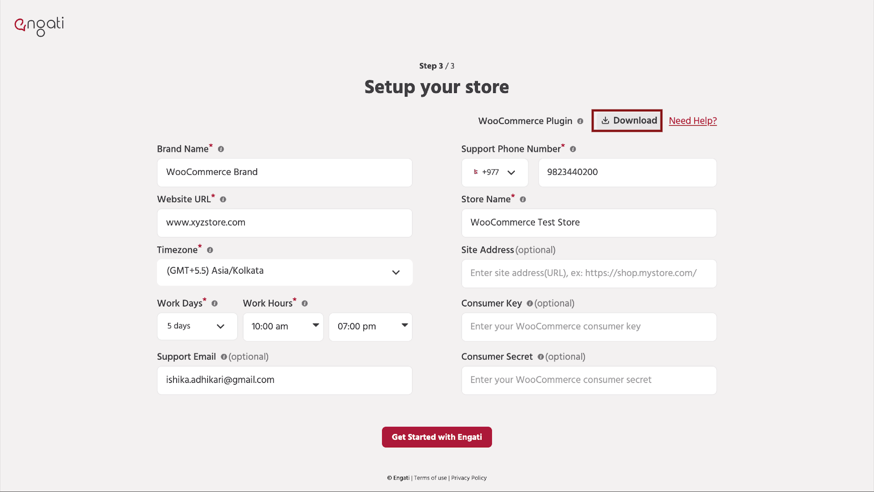 Engati for WooCommerce - Onboarding and Deployment - Engati Product Docs