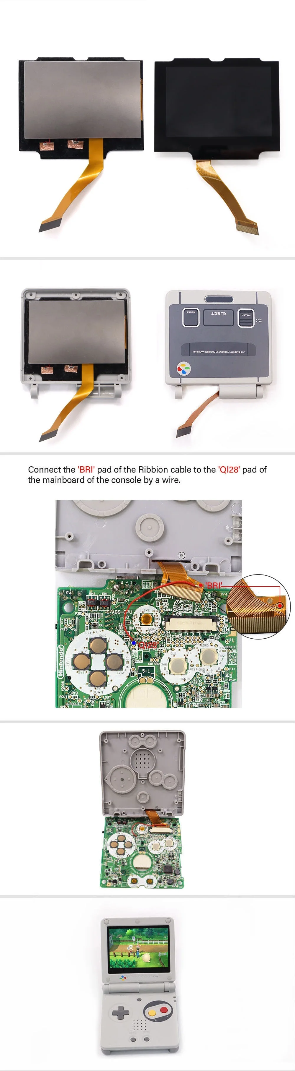 [GBA SP] V5 IPS Kit by Hispeedido - silentmodding.wiki Retro Modding ...