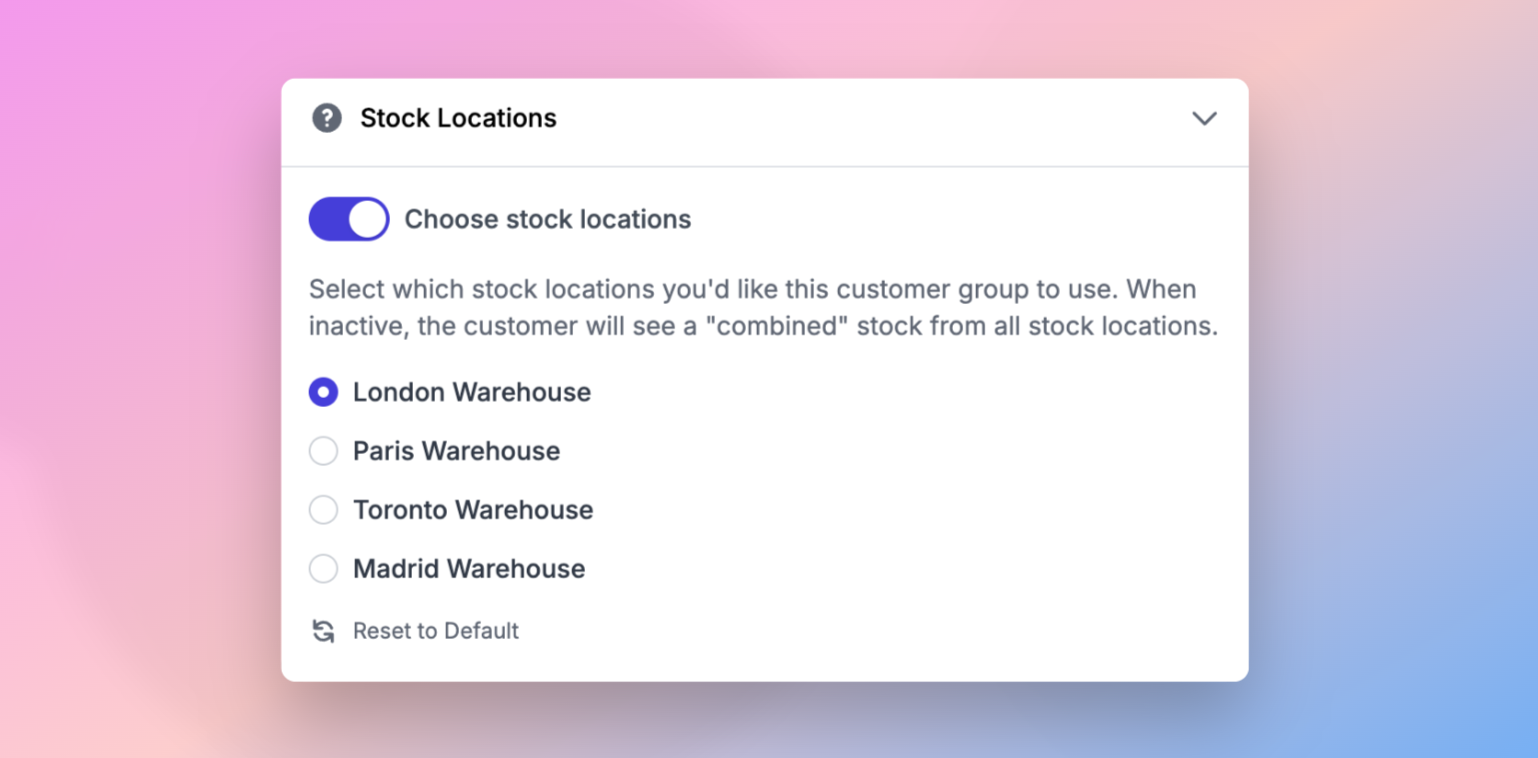 Stock Display - SparkLayer Docs