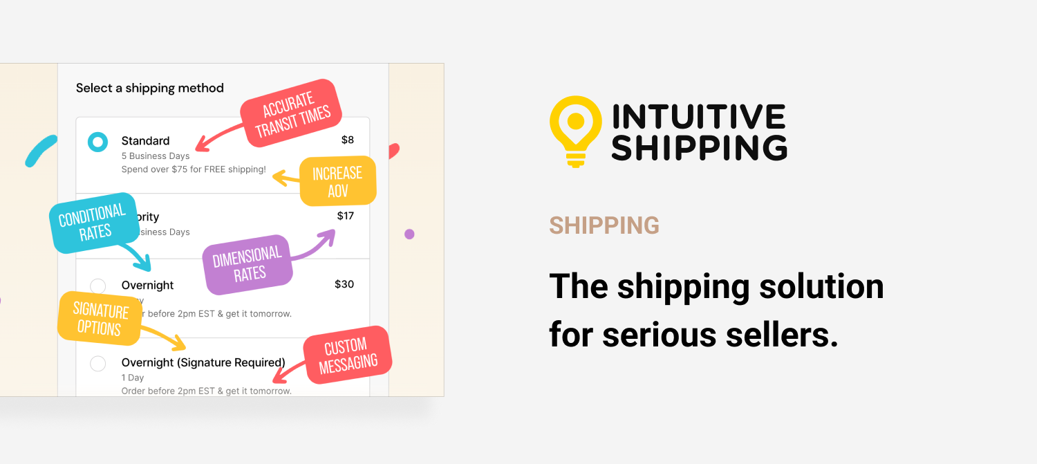 Intuitive Shipping - Shopify B2B Integration - SparkLayer Docs