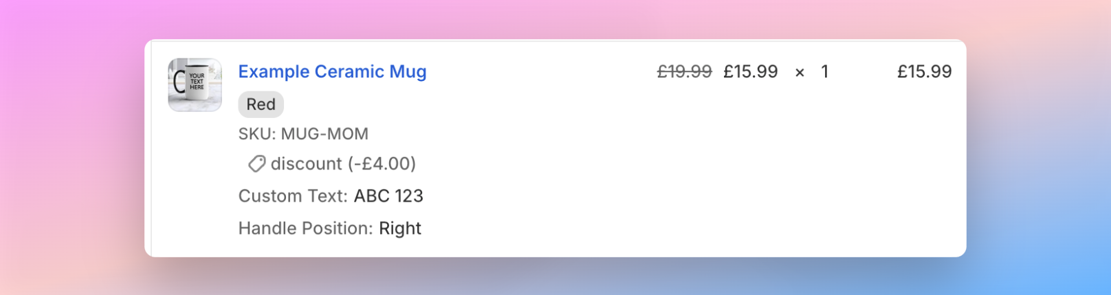 Product Display - SparkLayer Docs