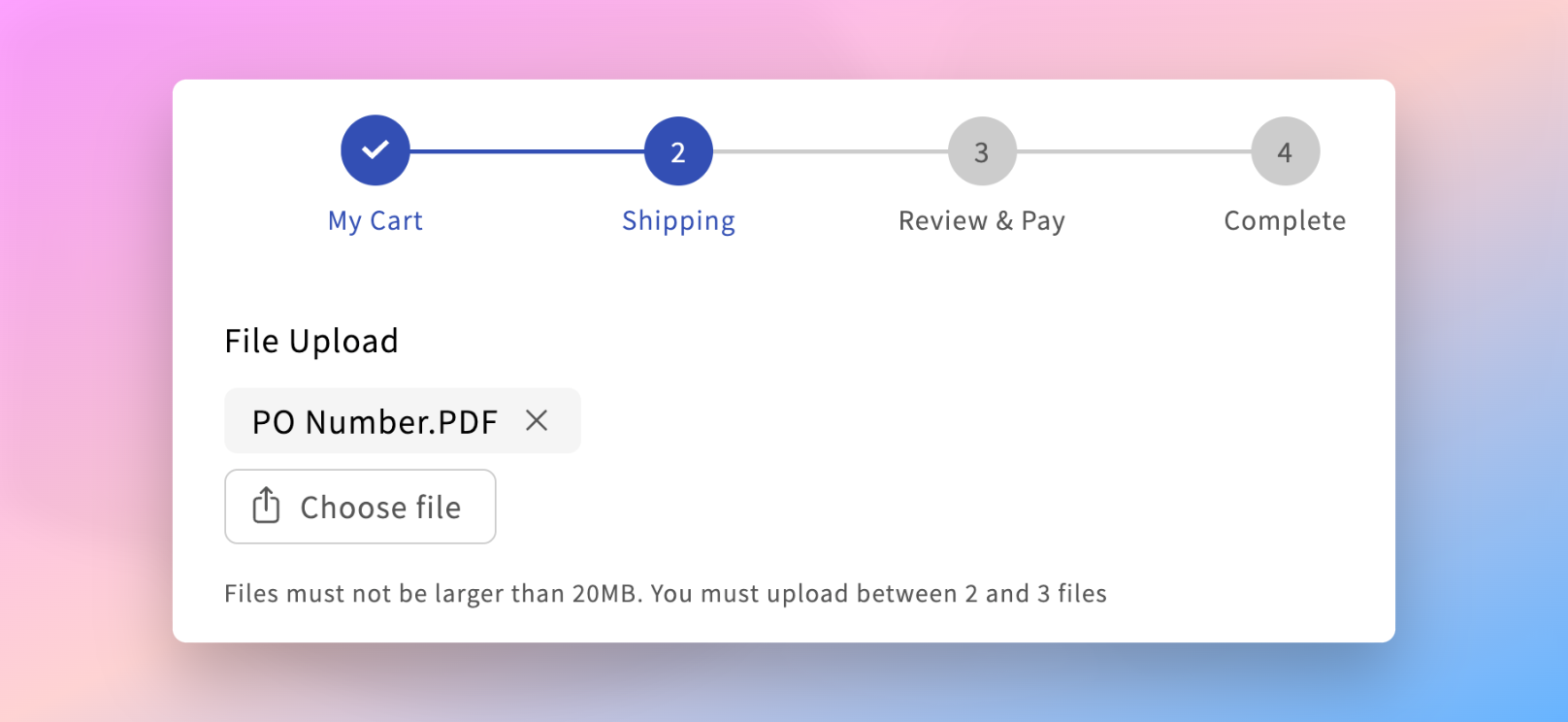 My Order Interface - SparkLayer Docs