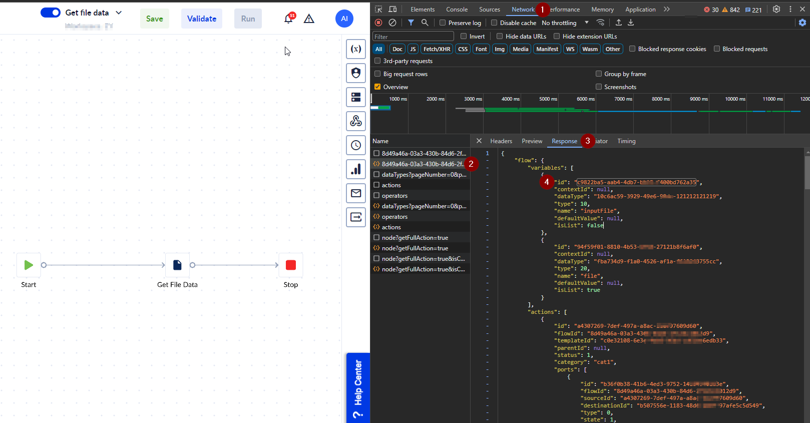 Run a process with files via Call API - Integrations & Demos