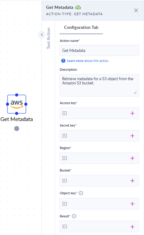 Get Metadata - Platform Actions