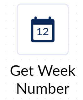 Get Week Number - Platform Actions