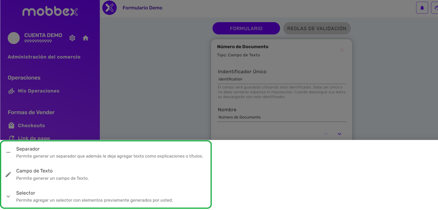 Construir un formulario personalizado - Mobbex KB