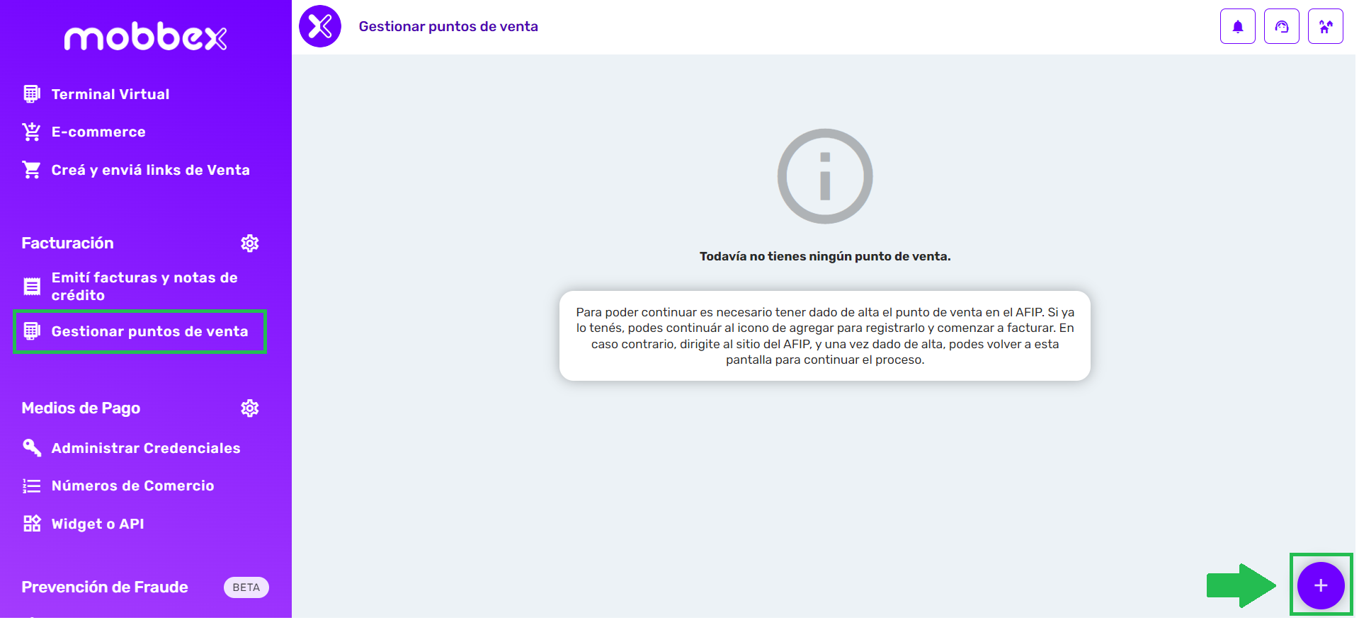 Cómo configurar Facturación Electrónica en Mobbex - Mobbex KB