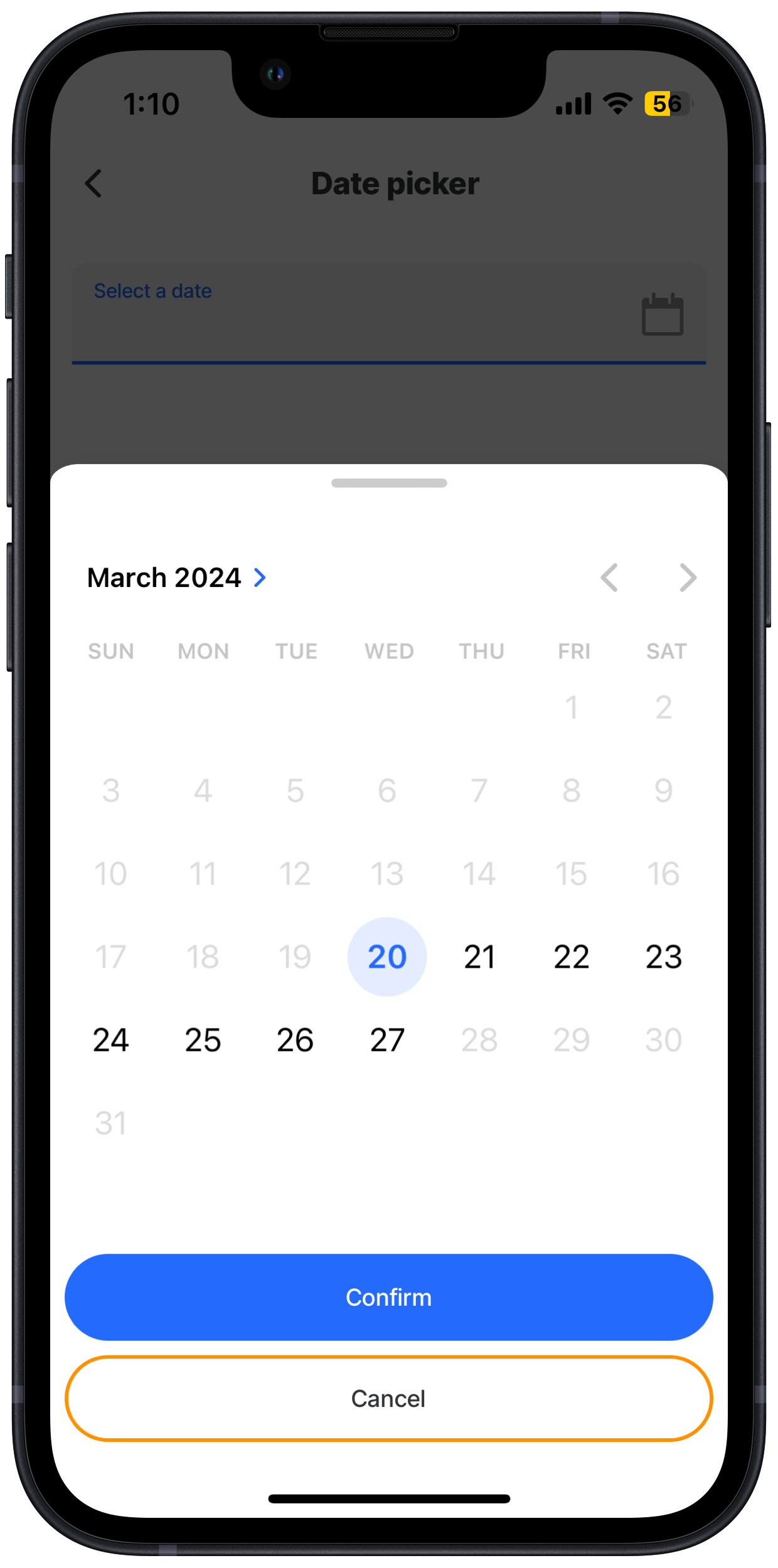 Jigx Date Picker Examples Examples 