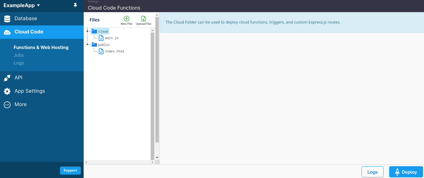 Deploy And Call Your First Cloud Code Functions Back4app Backend 