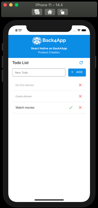 React Native CRUD tutorial - Back4app Backend React Native CRUD tutorial - Back4app Backend