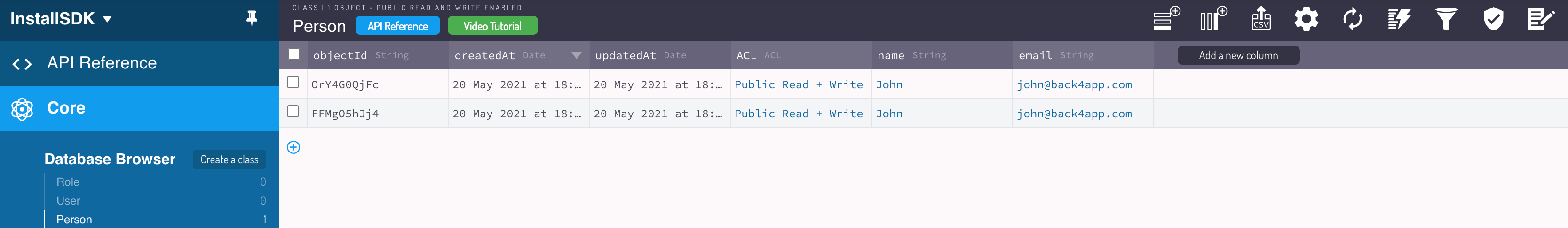 Quickstart - Back4app Backend