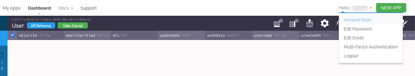 Command Line Interface Setup - Back4app Backend
